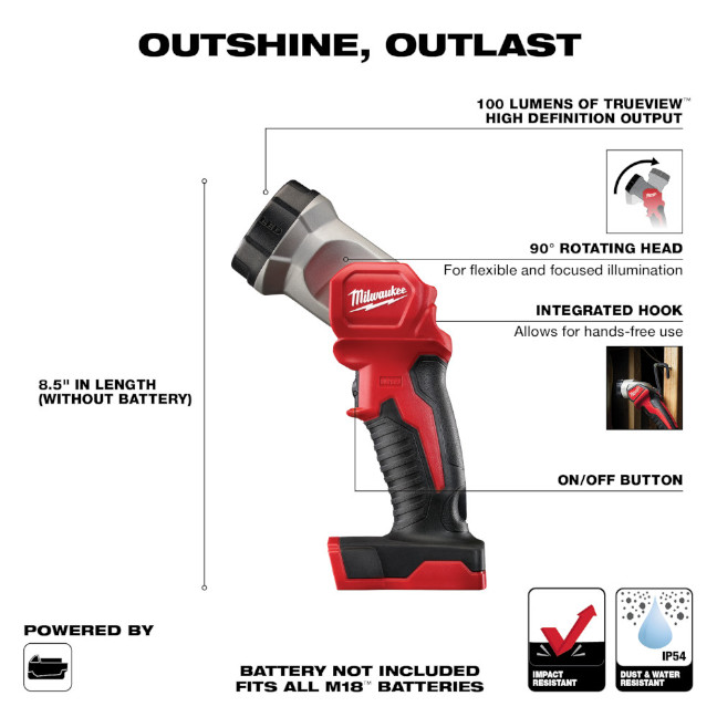Milwaukee 2735-20 M18 LED Work Light