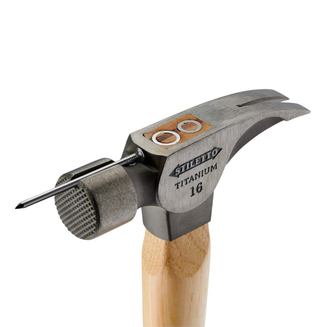 Stiletto TI16MC 16 oz Titanium Milled Face Framer Hammer