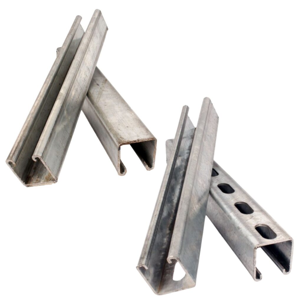 1-5/8" x 1-5/8" 12 Gauge Deep Solid Strut Channel