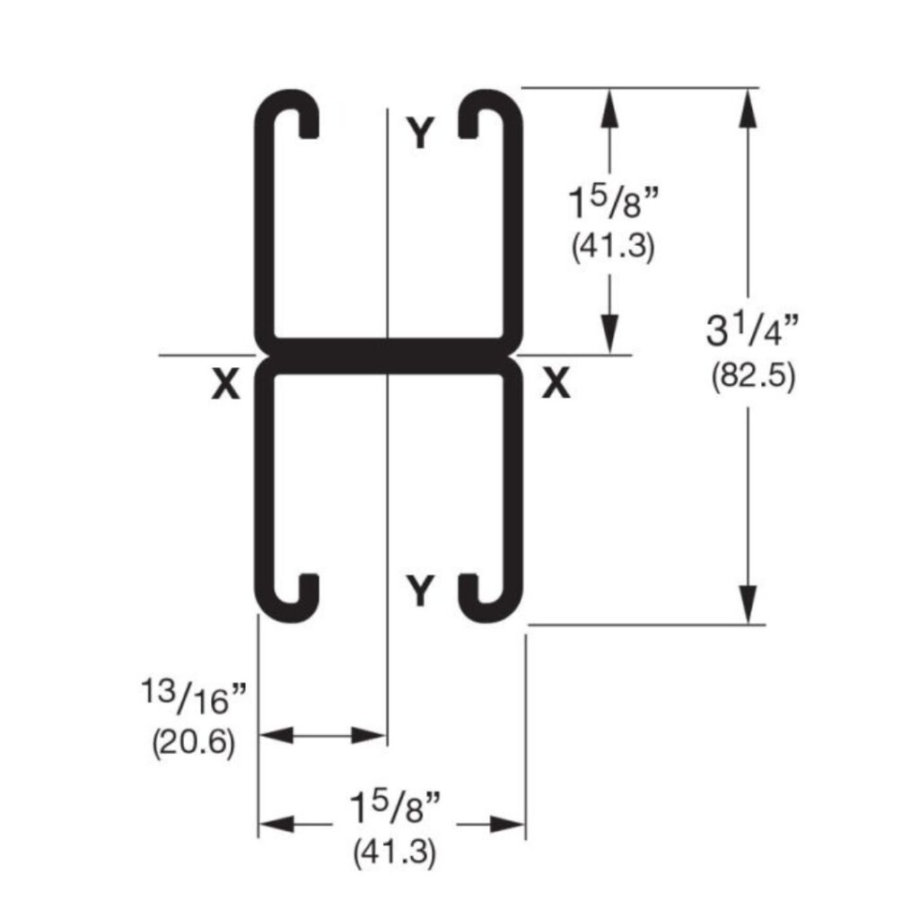 3-1/4" x 1-5/8" 12 Gauge Welded Strut Channel - BC Fasteners & Tools