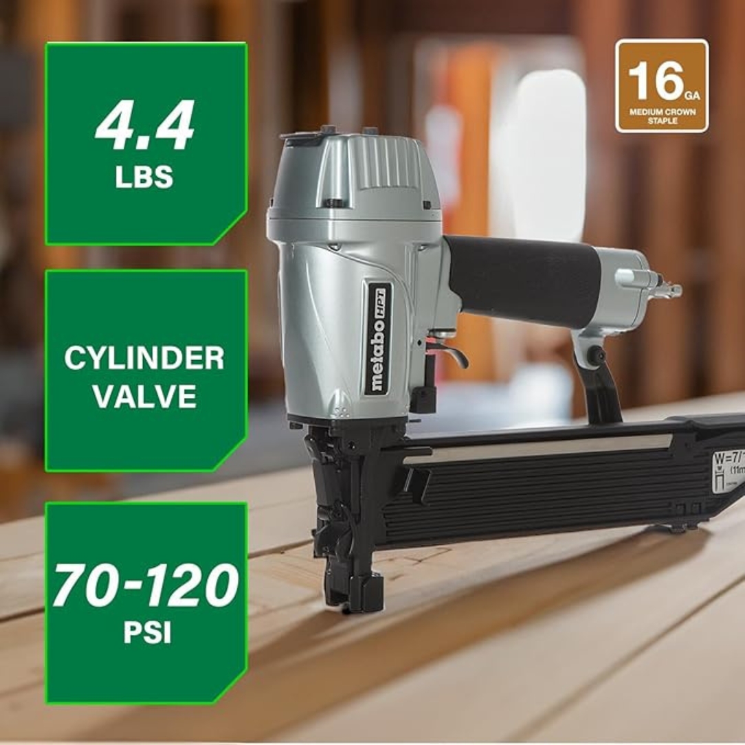 Metabo HPT N5008AC2 16 Gauge 7/16" Construction Stapler