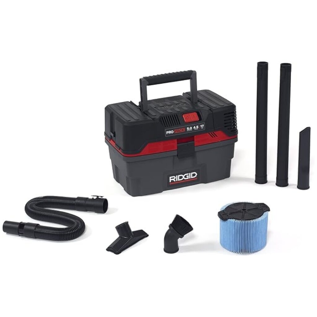 Ridgid 50318 / Model WD4522 4.5 Gal Pro Pack Wet Dry Vac
