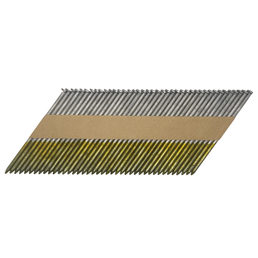 Strip Nail 33° Paper Tape Clipped Head Ringed Shank HDG