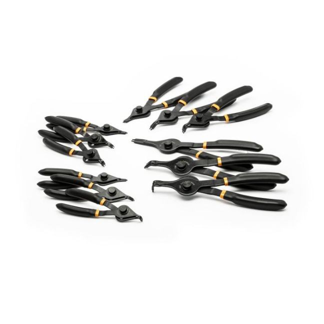 GearWrench 3495 Fixed Tip Snap Ring Pliers Set 12-Piece