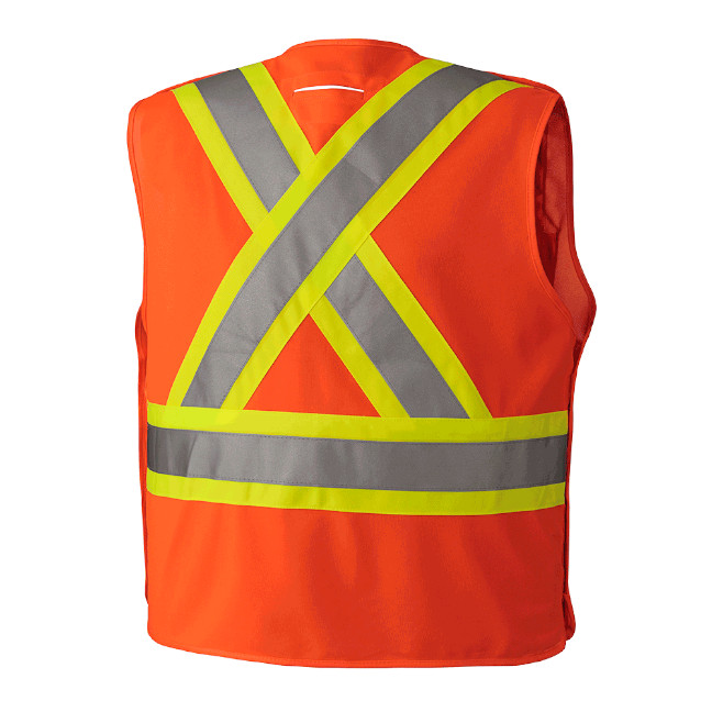 Pioneer Hi-Viz Drop Shoulder Tear-Away Safety Vest - BC Fasteners ...