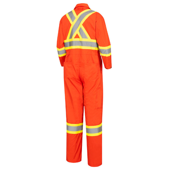 Pioneer Hi-Viz Poly/Cotton Safety Coverall