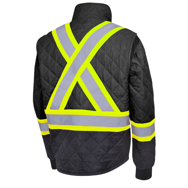 Pioneer Quilted Freezer Hi-Viz Safety Jacket - BC Fasteners