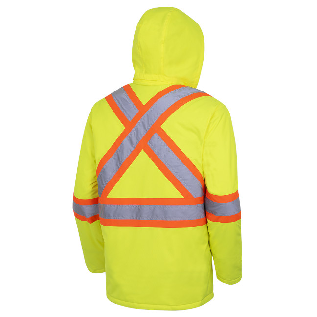 Pioneer Winter Quilted Waterproof Hi-Viz Safety Parka