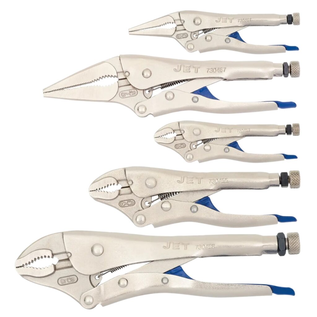 Jet 730335 LPS-5 5-Piece Locking Pliers Set - Super Heavy Duty