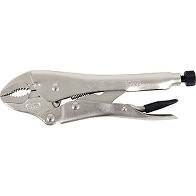Jet 730455 J7WR 7" Curved Jaw Locking Pliers with Cutter - BC Fasteners