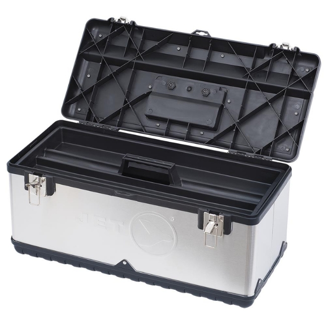 Jet 842154 JPSTB-22 22" Stainless Steel Hand Tool Box - BC Fasteners