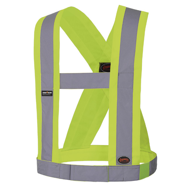 Pioneer Hi-Viz CSA Wide Adjustable Safety Sash - BC Fasteners & Tools Ltd.
