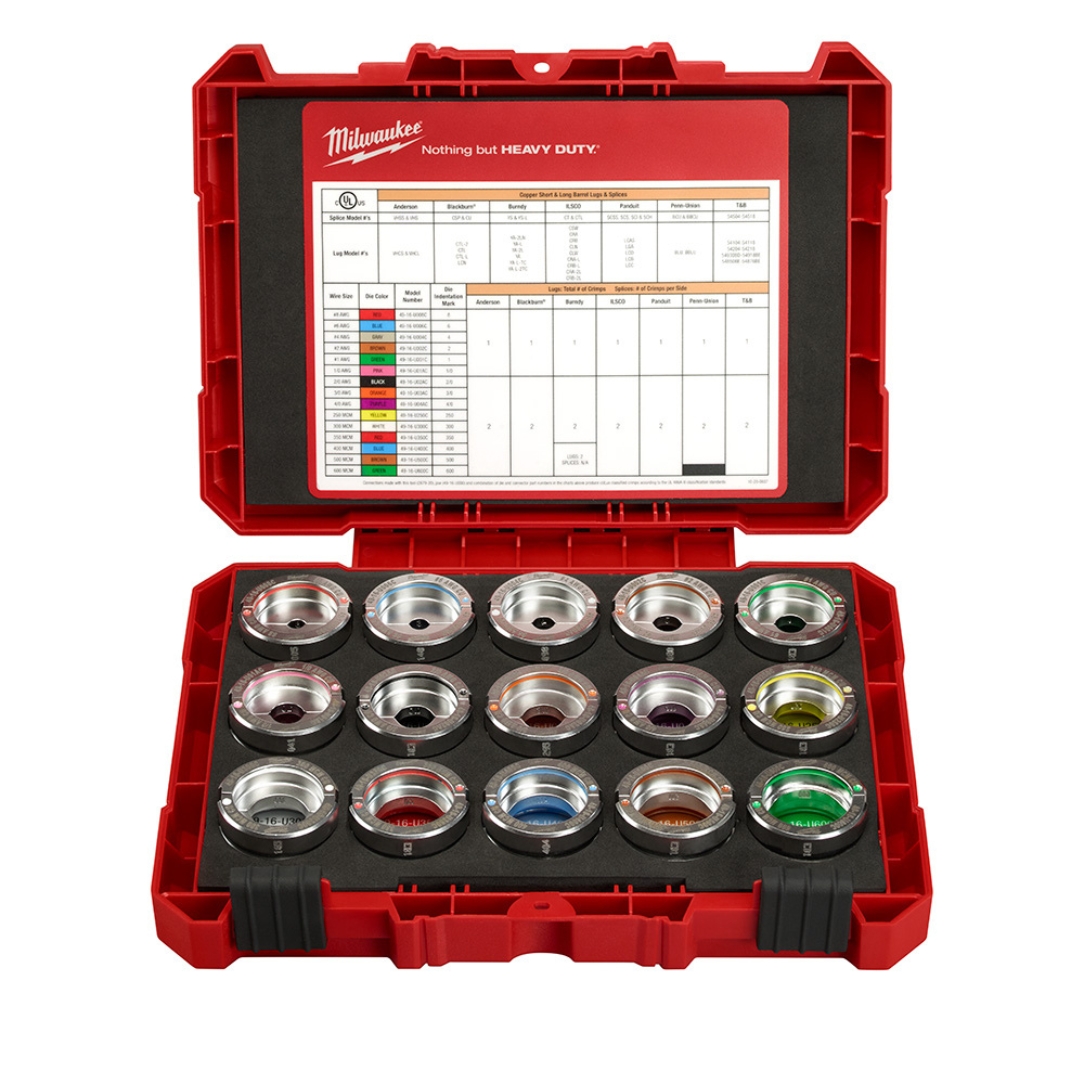 Milwaukee 49-12-KITC EXACT™ #6 – 750 MCM Copper Die Kit - BC Fast