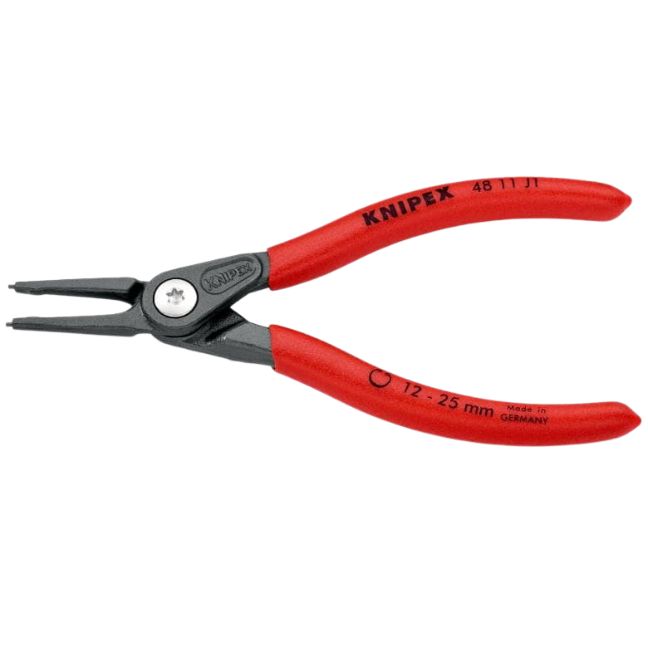 Knipex 4811J1 5-1/2" (140mm) Internal Snap Ring Pliers - Straight Tip 3 ...