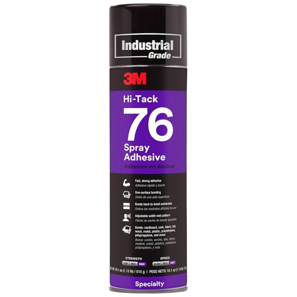 3M 7000121433 76 18.1 oz Hi-Tack Spray Adhesive - Clear