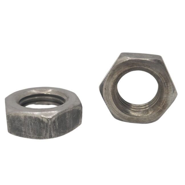 SAE Hex Jam Nut Plain - (NF) Fine Thread - BC Fasteners & Tools