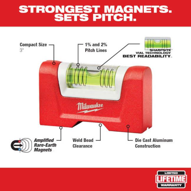 Milwaukee 48-22-5603 Pocket Level - BC Fasteners & Tools