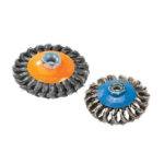 Walter 13L504 Knot-Twisted Wire Wheel Brush 5" x 3/8" x 5/8"-11 for Steel