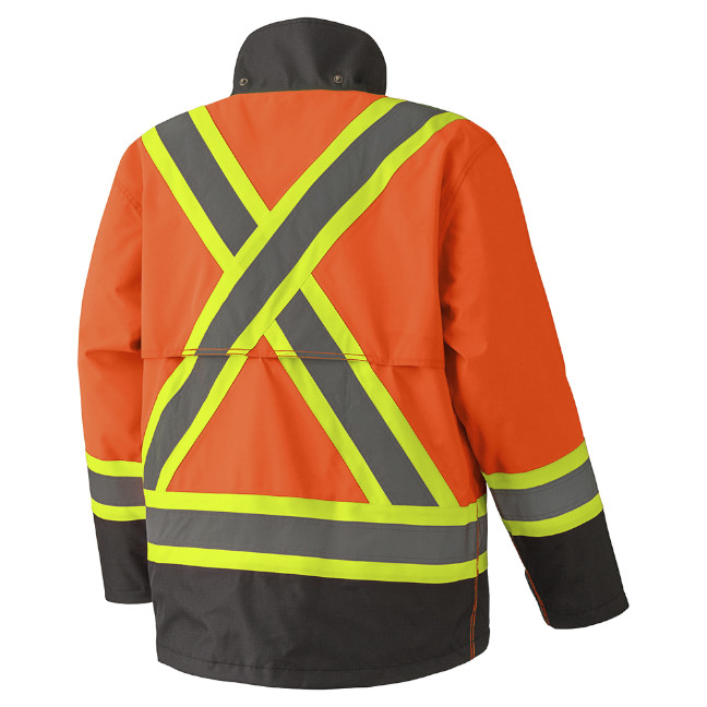 Pioneer 300D Series Ripstop Waterproof Hi-Viz Safety Jacket