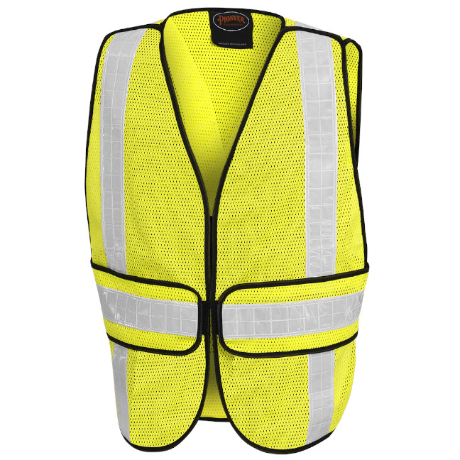 Pioneer Hi-Viz All-Purpose Mesh Safety Vest - BC Fasteners & Tools Ltd.