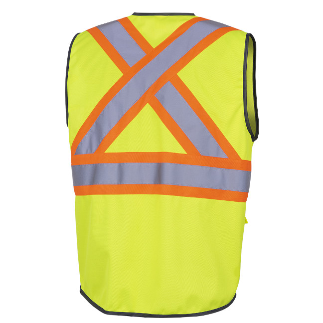 Pioneer Hi-Viz Premium Polyester Safety Vest - BC Fasteners and Tools Ltd.