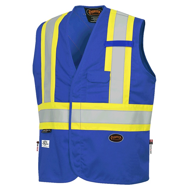 Pioneer Hi-Viz FR-TECH® 88/12 Fire Resistant Safety Vest Pioneer Hi-Viz FR-TECH® 88/12 Fire Resistant Safety Vest