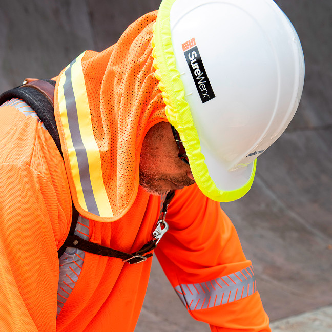 Pioneer Hard Hat Mesh Sun Shade - BC Fasteners and Tools Ltd.