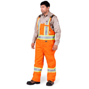 Pioneer Hi-Viz Flame Resistant Quilted Cotton Safety Overall - BC Fasteners & Tools Ltd.