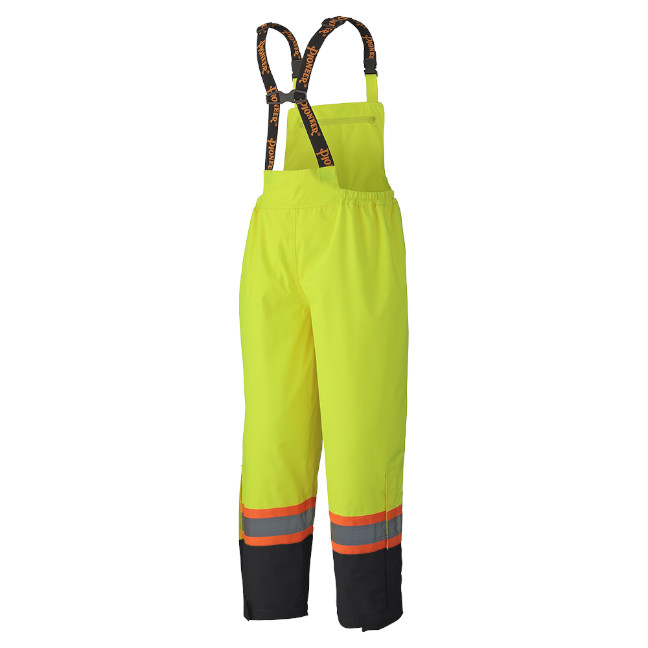 Pioneer Hi-Viz Trilobal Ripstop Waterproof Safety Bib Pants - BC ...