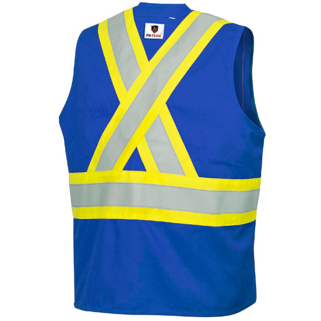 Pioneer Hi-Viz FR-TECH® 88/12 Fire Resistant Safety Vest Pioneer Hi-Viz FR-TECH® 88/12 Fire Resistant Safety Vest