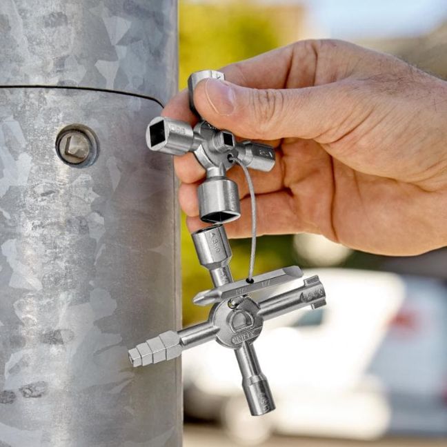 Knipex 001101 TwinKey® Universal Control Cabinet Key