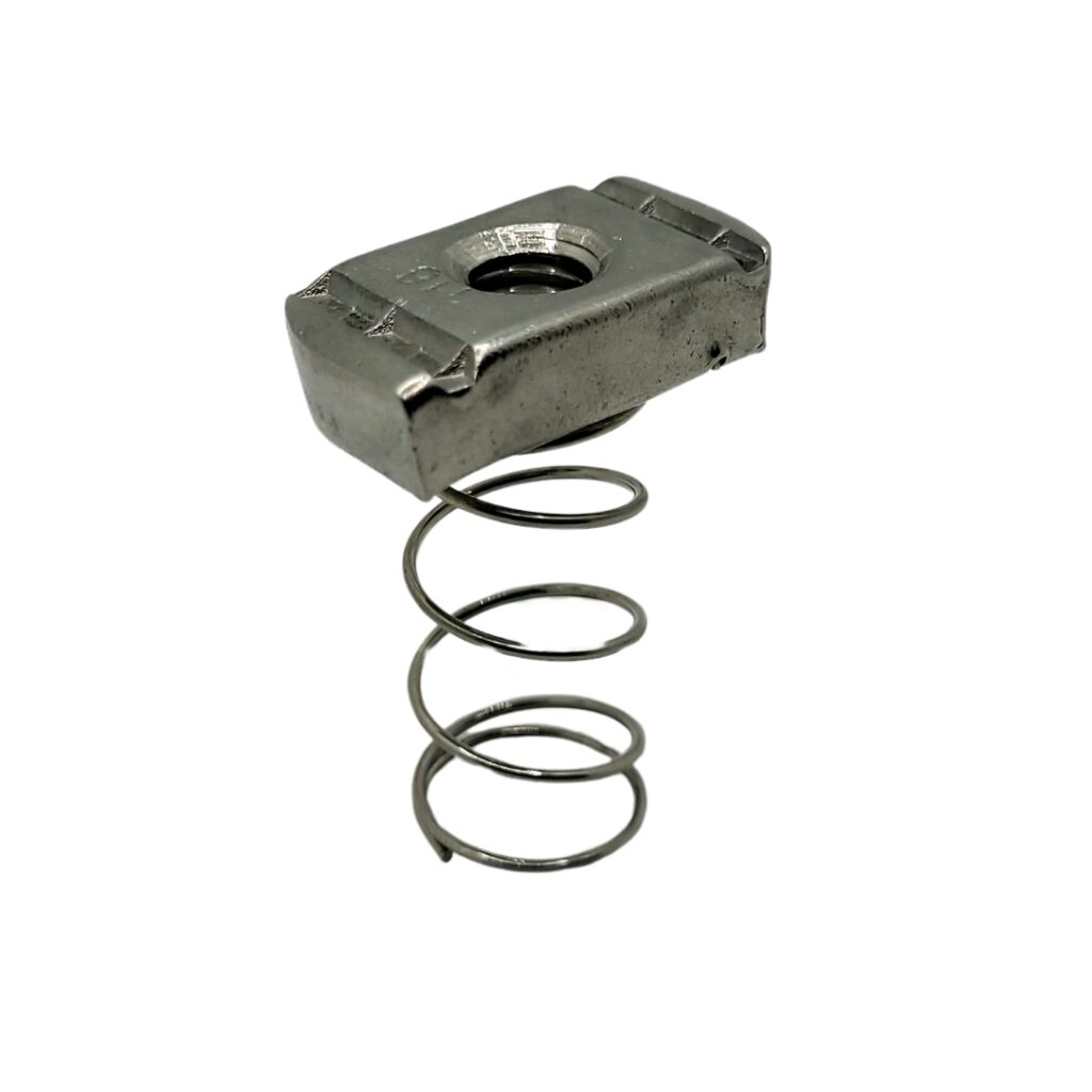 PeakSource SPR008SS 1/2" 316 Stainless Steel Spring Nut - Regular Length