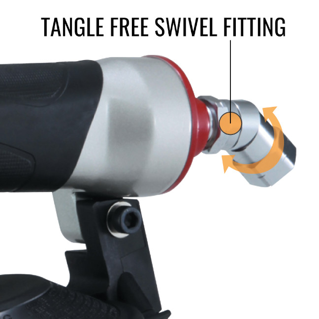 Max CN445R3 SuperRoofer Pneumatic Roofing Nailer