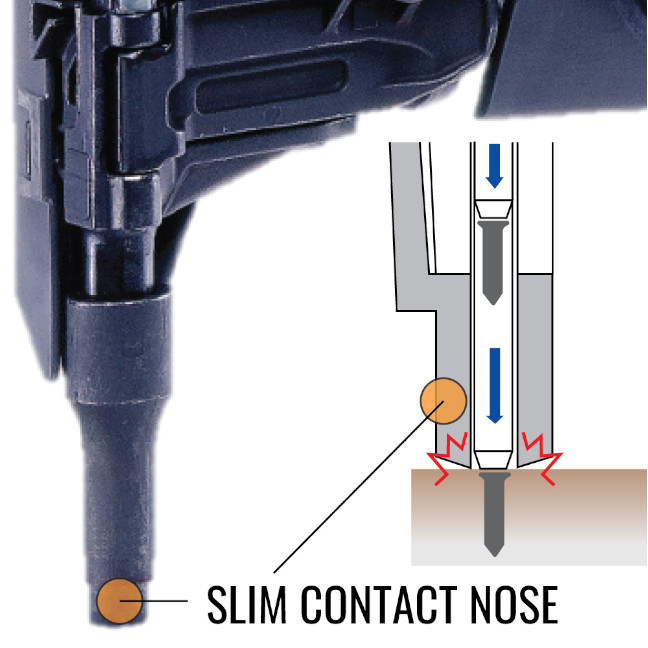 Max Tools HN25C High Pressure 1" Concrete/Steel Pinner