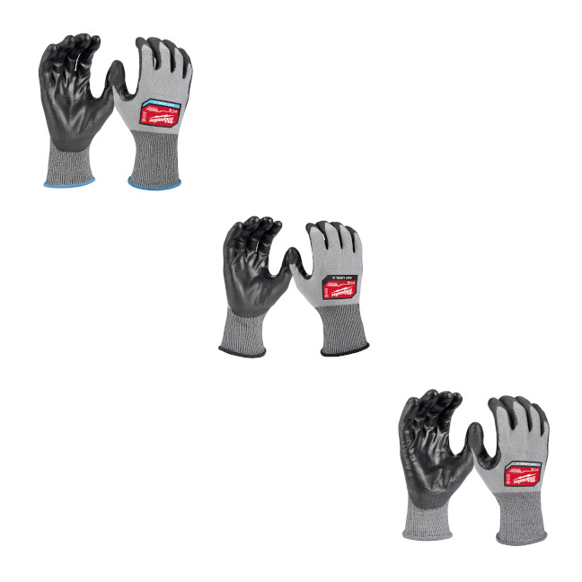 Milwaukee Cut Resistant High-Dexterity Polyurethane Dipped Gloves