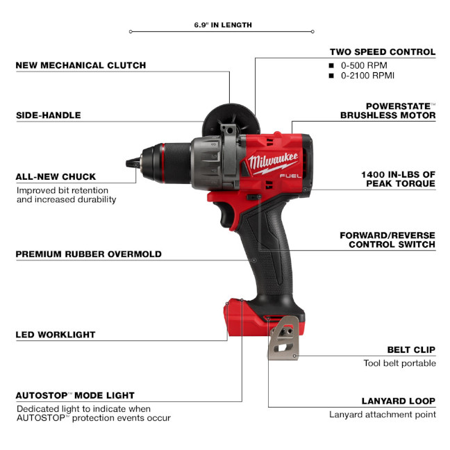 Milwaukee 2903-20 M18 FUEL 1/2" Drill/Driver