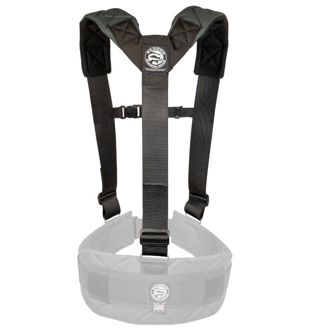 Badger 420010 Gunmetal Grey Tool Belt Suspenders