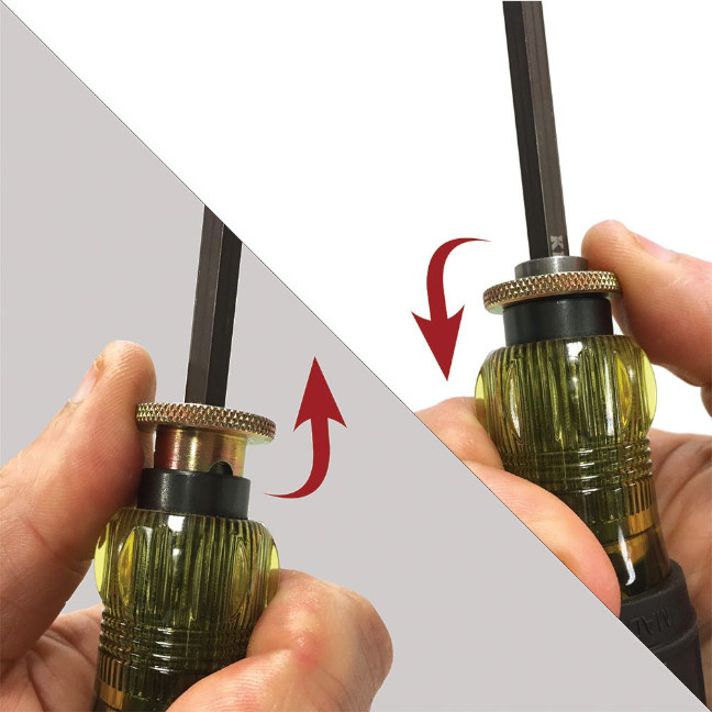 Klein 32708 Adjustable Screwdriver #1 and #2 Square - BC Fasteners & Tools