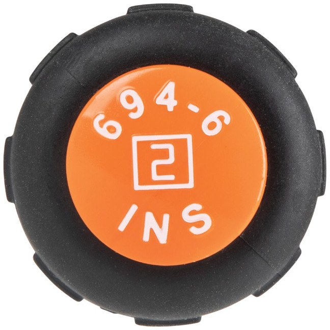Klein 6946INS Slim-Tip 1000V Insulated Screwdriver #2 Square 6" Round ...