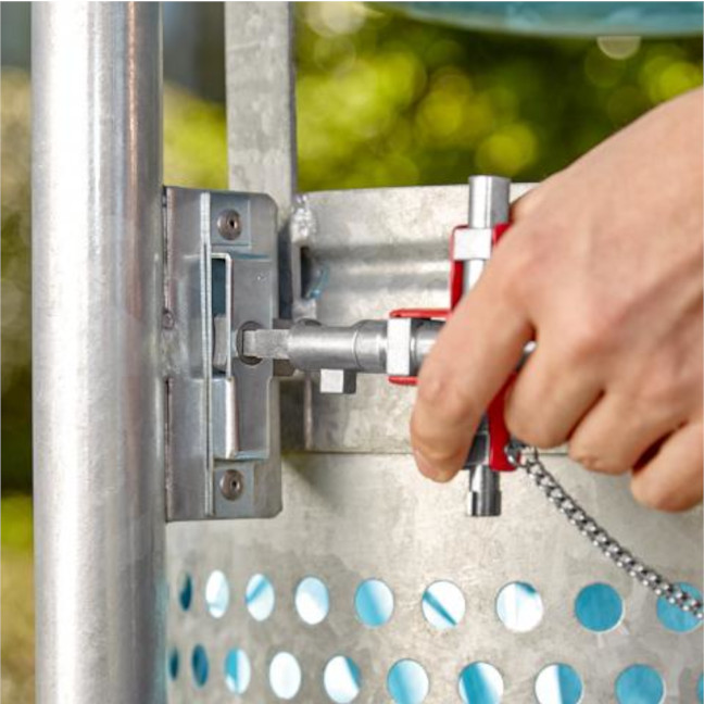 Knipex 001106V01 3-3/4" (95mm) Universal Key - Construction - BC ...