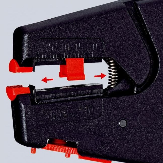 Knipex 1240200 8" (200mm) Self-Adjusting Insulation Wire Stripper - BC ...