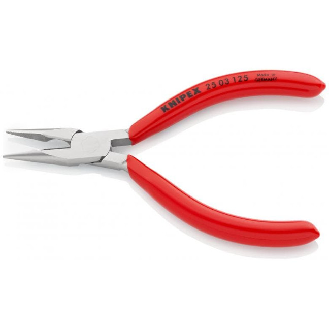 Knipex 2503125 5" Long Nose Pliers with Cutter and Plastic Coated ...