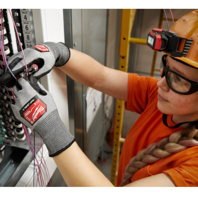 Milwaukee Cut Resistant High-Dexterity Polyurethane Dipped Gloves 6 ...