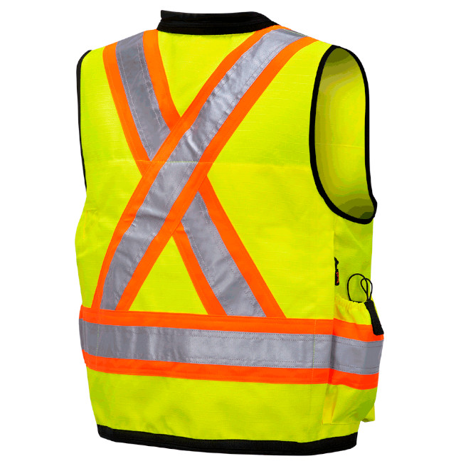 Pioneer Hi-Viz Oxford Polyester Surveyor's Safety Vest - BC Fasteners ...