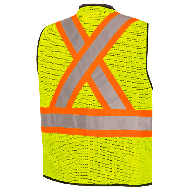 Pioneer Hi-Viz Bi-Colour Mesh Back Safety Vest - BC Fasteners