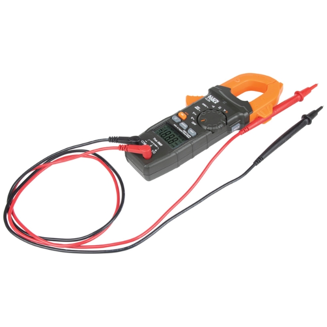 Klein CL220 Digital Auto Ranging Clamp Meter With Temperature, 400 Amp ...