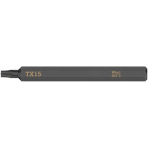Wera 018166 867 S TORX Driver Bit for Impact Screwdrivers TX15 x 70mm 5 ...