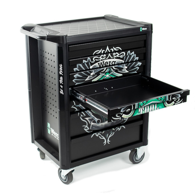 Wera 150130 9700 Tool Rebel Trolley with Tool Assortment 78-Piece - BC ...