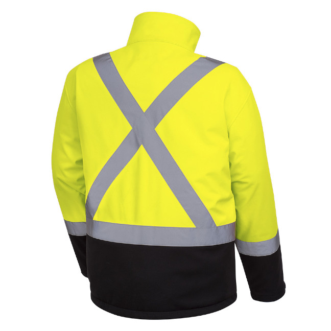 Pioneer Hi-Viz Softshell Mechanical Strength Safety Jacket - BC ...