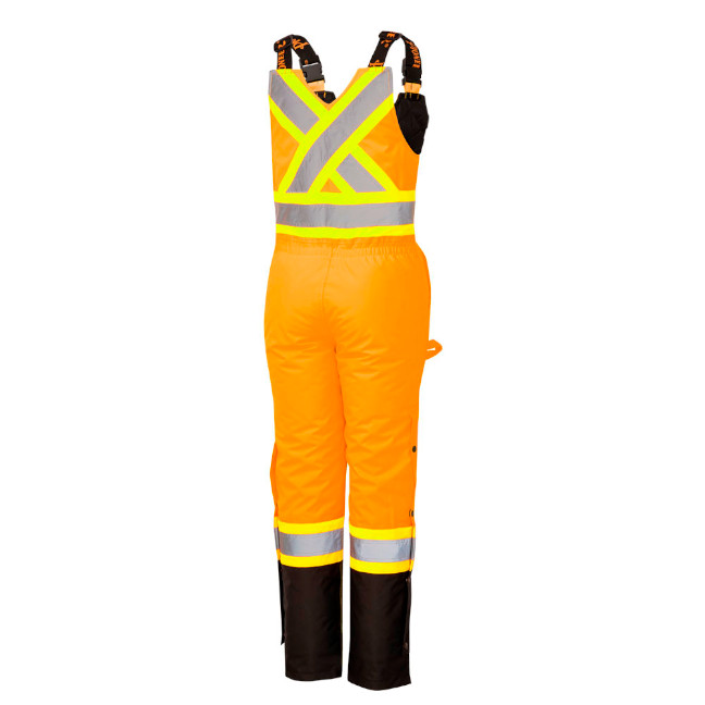 Pioneer Women's Hi-Viz Waterproof Quilted Safety Overall - BC Fasteners ...